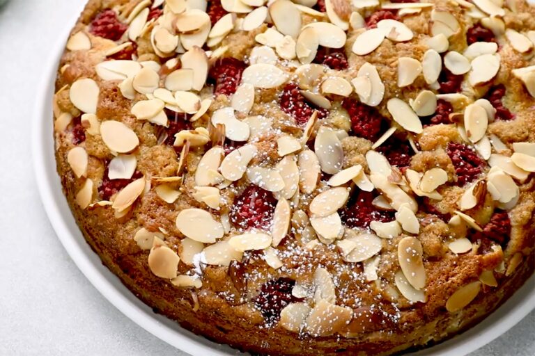 Best Raspberry Almond Crumb Cake Recipe