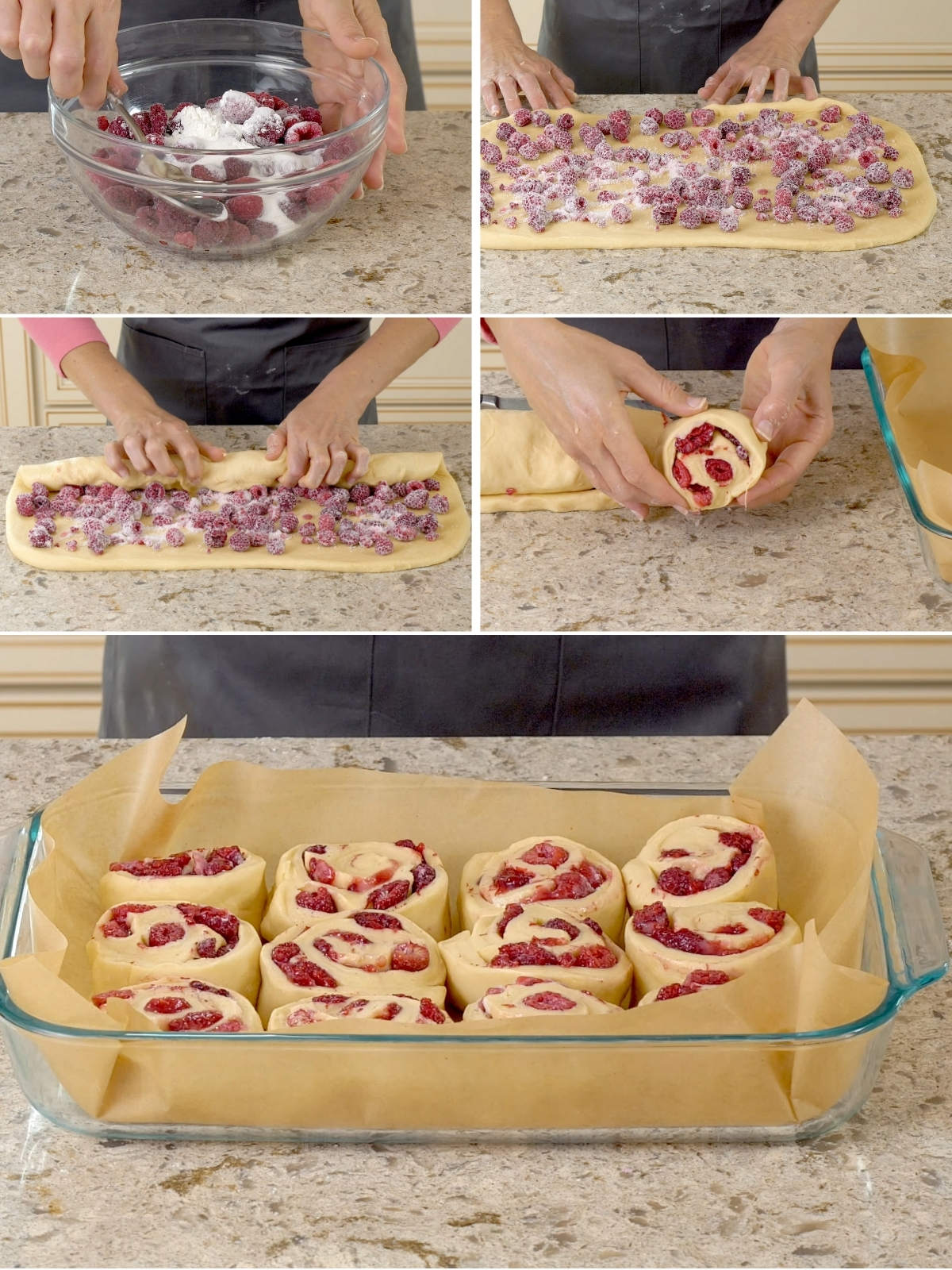 Raspberry Swirl Sweet Rolls Recipe