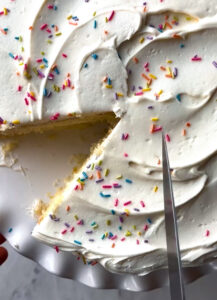 Easy Homemade White Cake Recipe