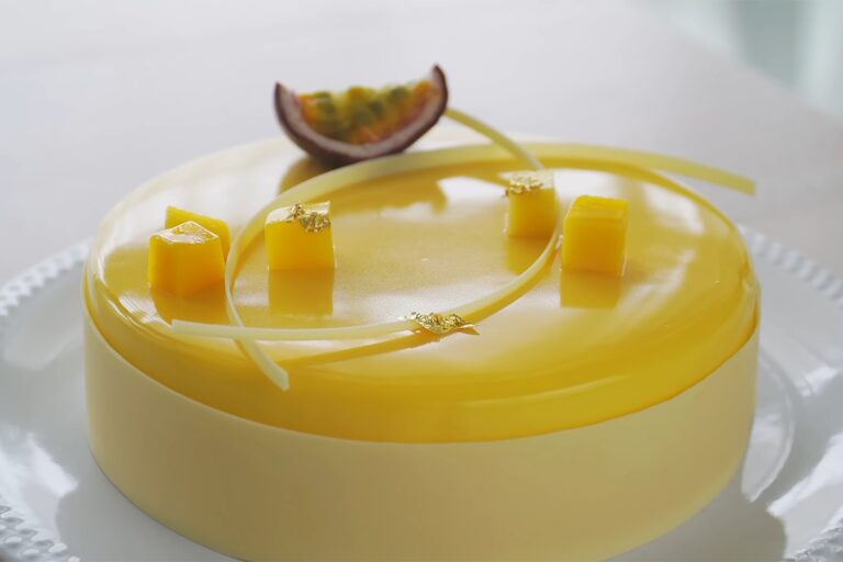 Best Mango Passion Fruit Mousse Cake