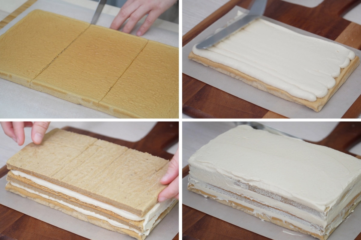 Best Coffee Sponge Cake With Cream Recipe