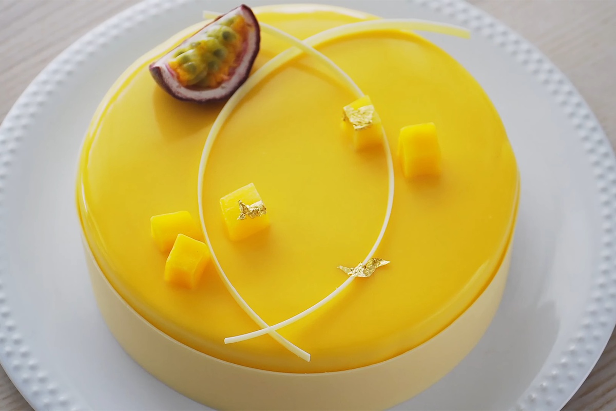 Best Mango Passion Fruit Mousse Cake