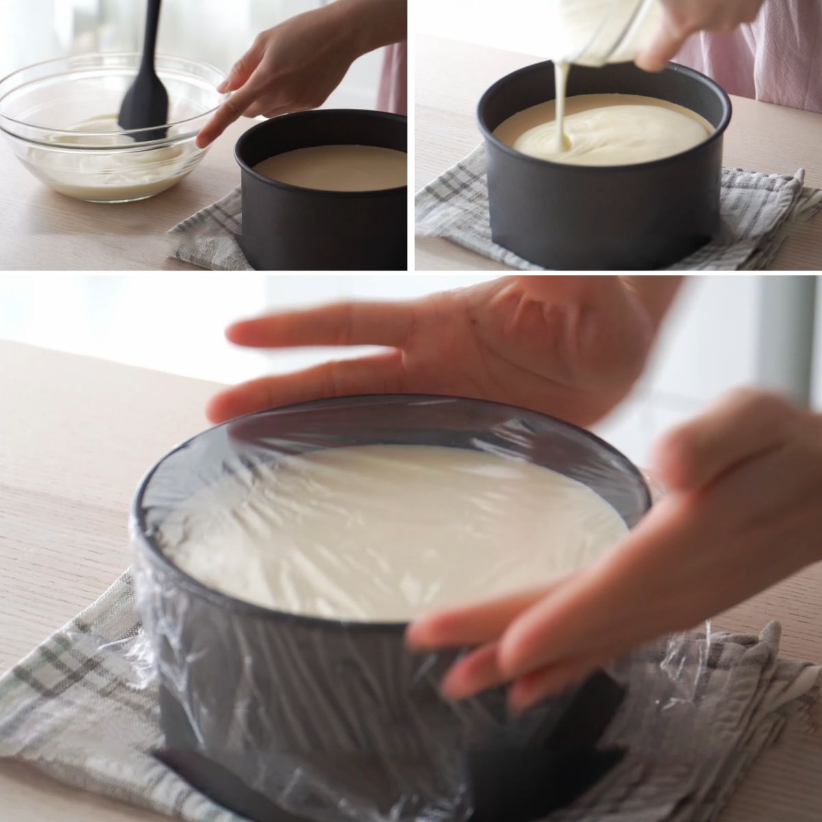 No-Bake Coffee Mousse Cake With Chocolate Ganache