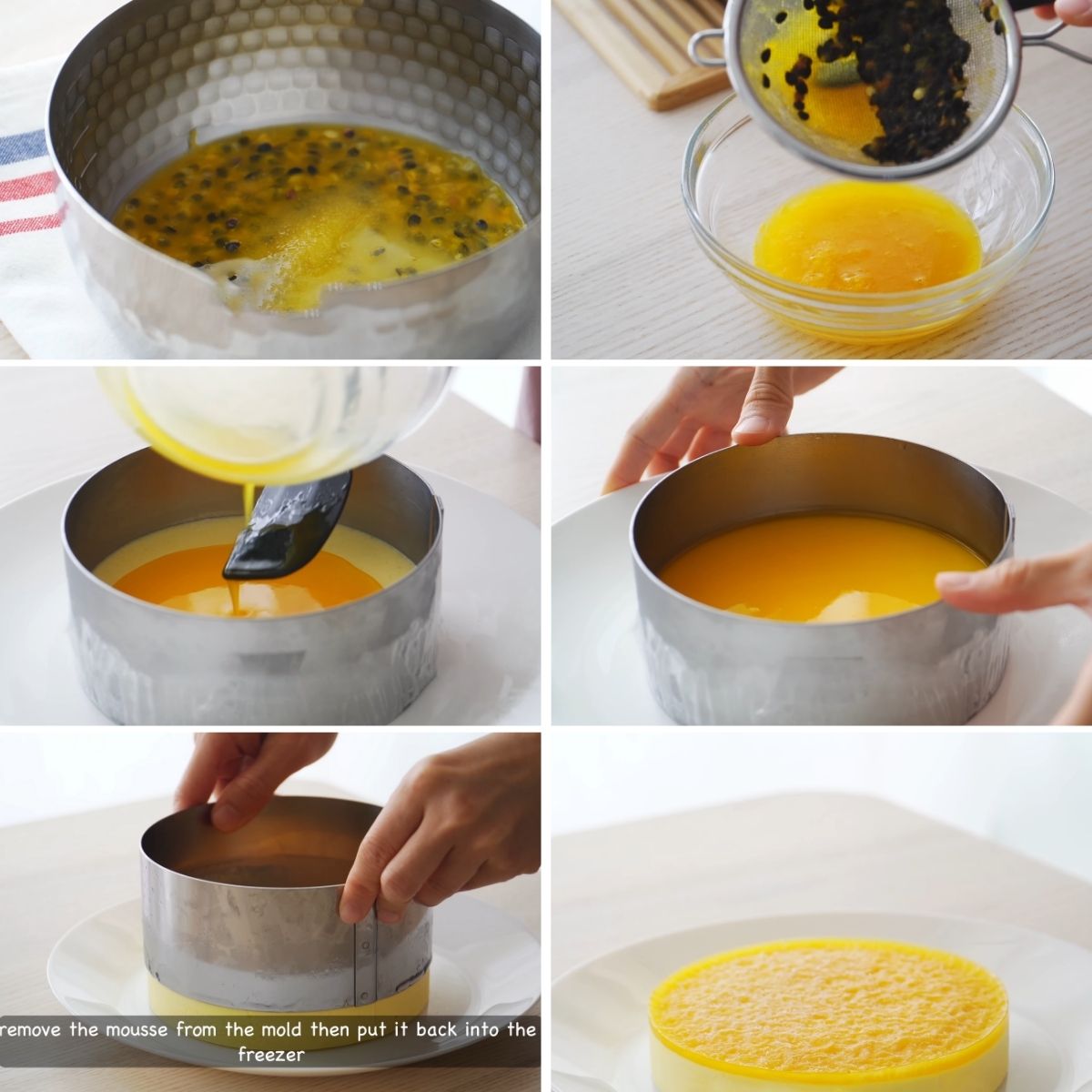 Best Mango Passion Fruit Mousse Cake